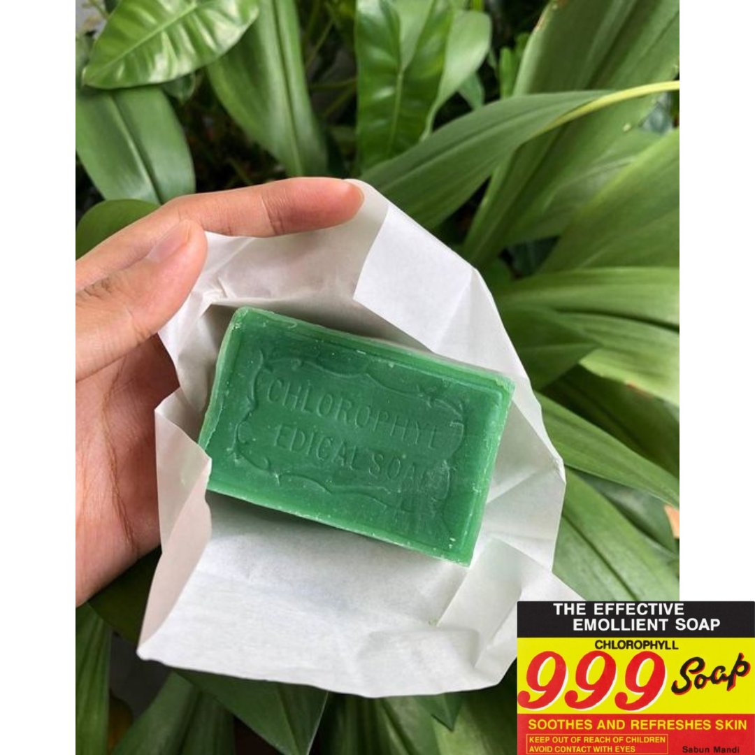 [BUNDLE OF 6/12] 999 Chlorophyll Soap for Sensitive Skin | Itchiness ...