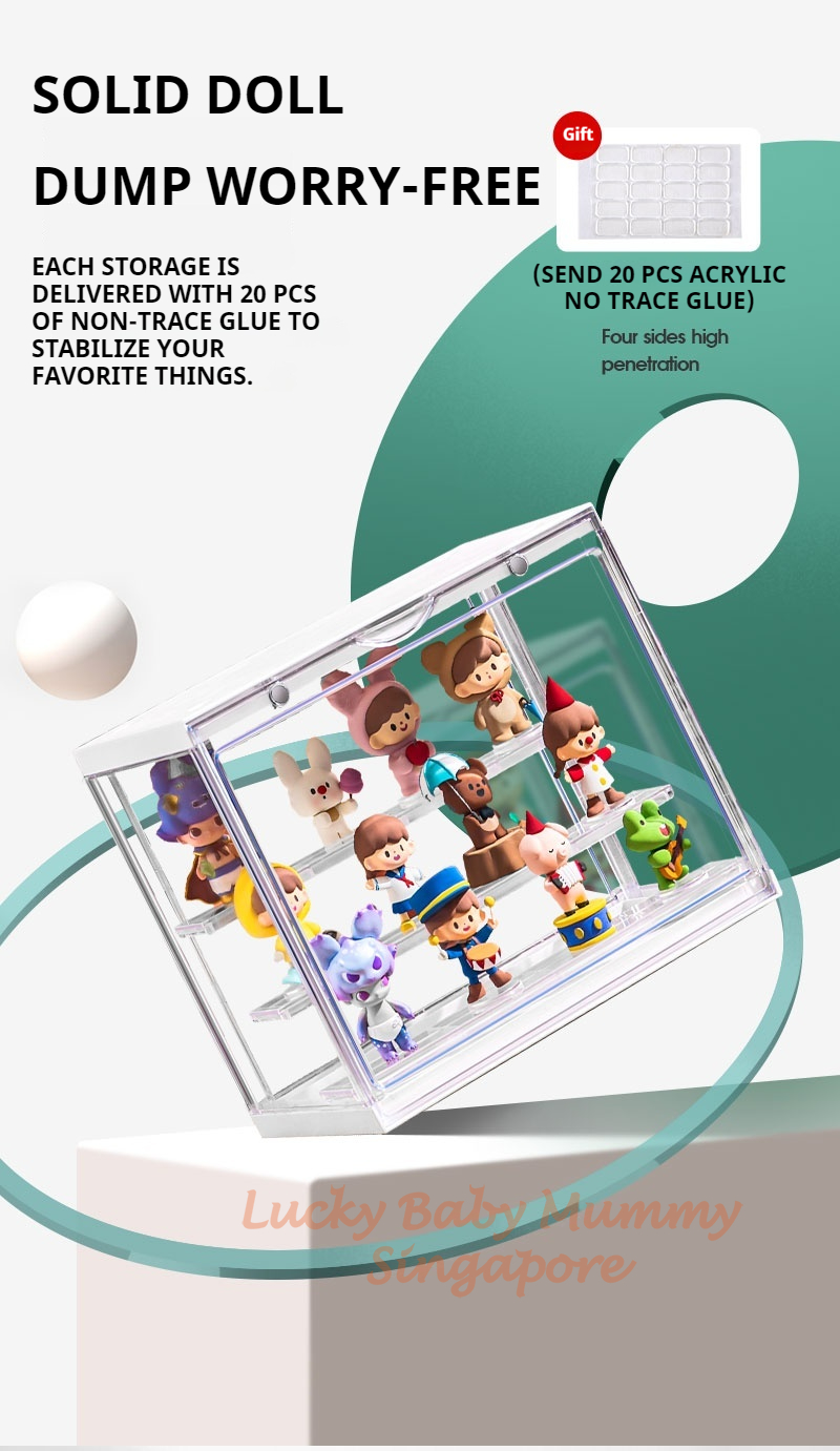 Blind Box / POP MART Storage Display Box / Figurine Showcase / Doll ...