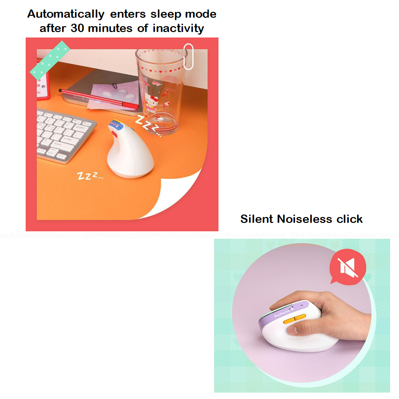 [ROYCHE] Sanrio Kuromi Wireless Vertical Mouse | Shopee Singapore