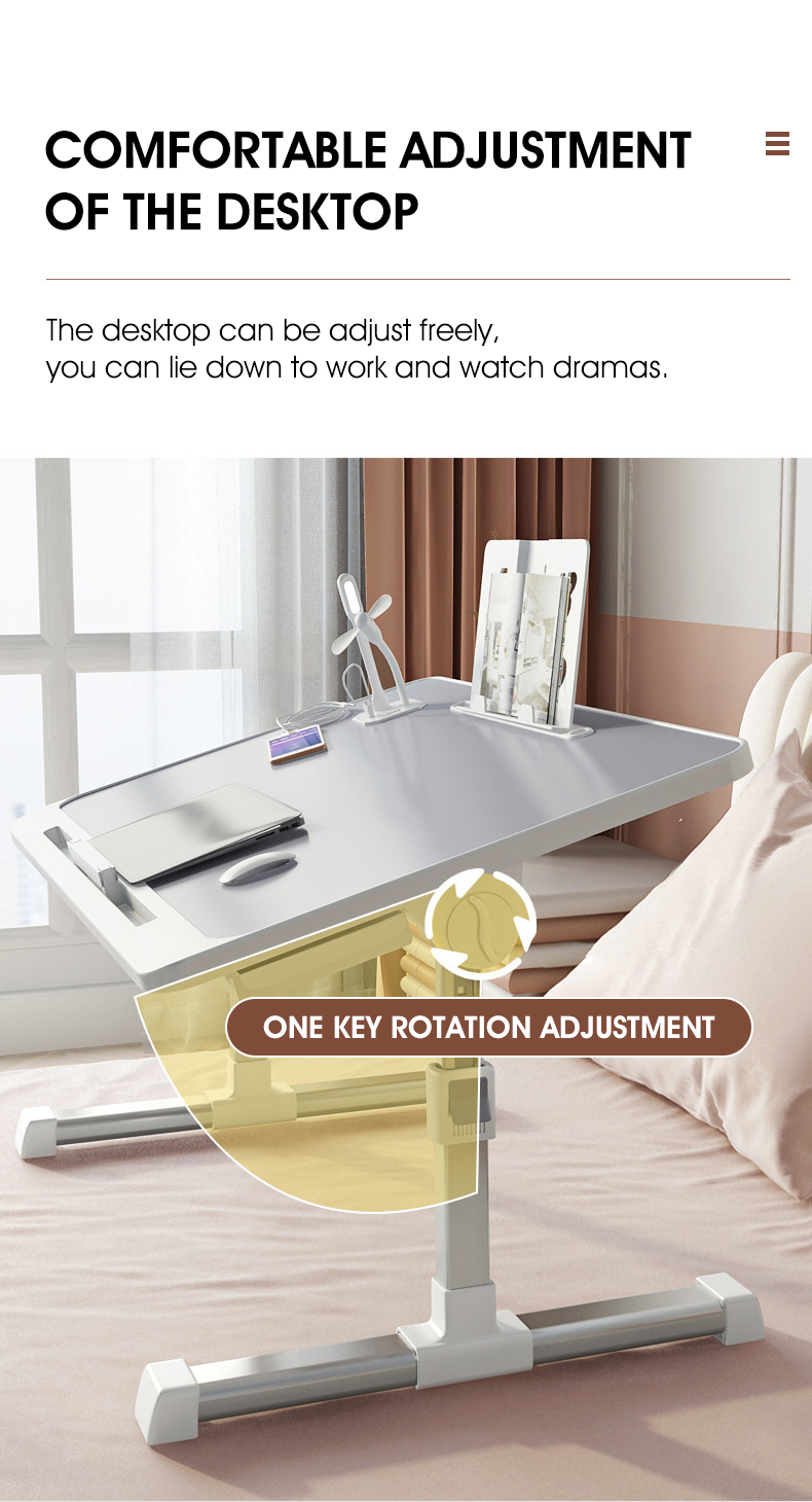 HXR Multi-purpose Foldable laptop Table lazy Table Bed Table Computer ...