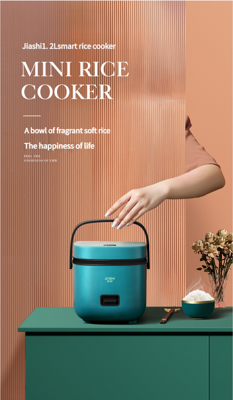 [SG In Stock]1.2L Mini Electric Non-Stick Pan Rice Cooker Liner Cooking ...