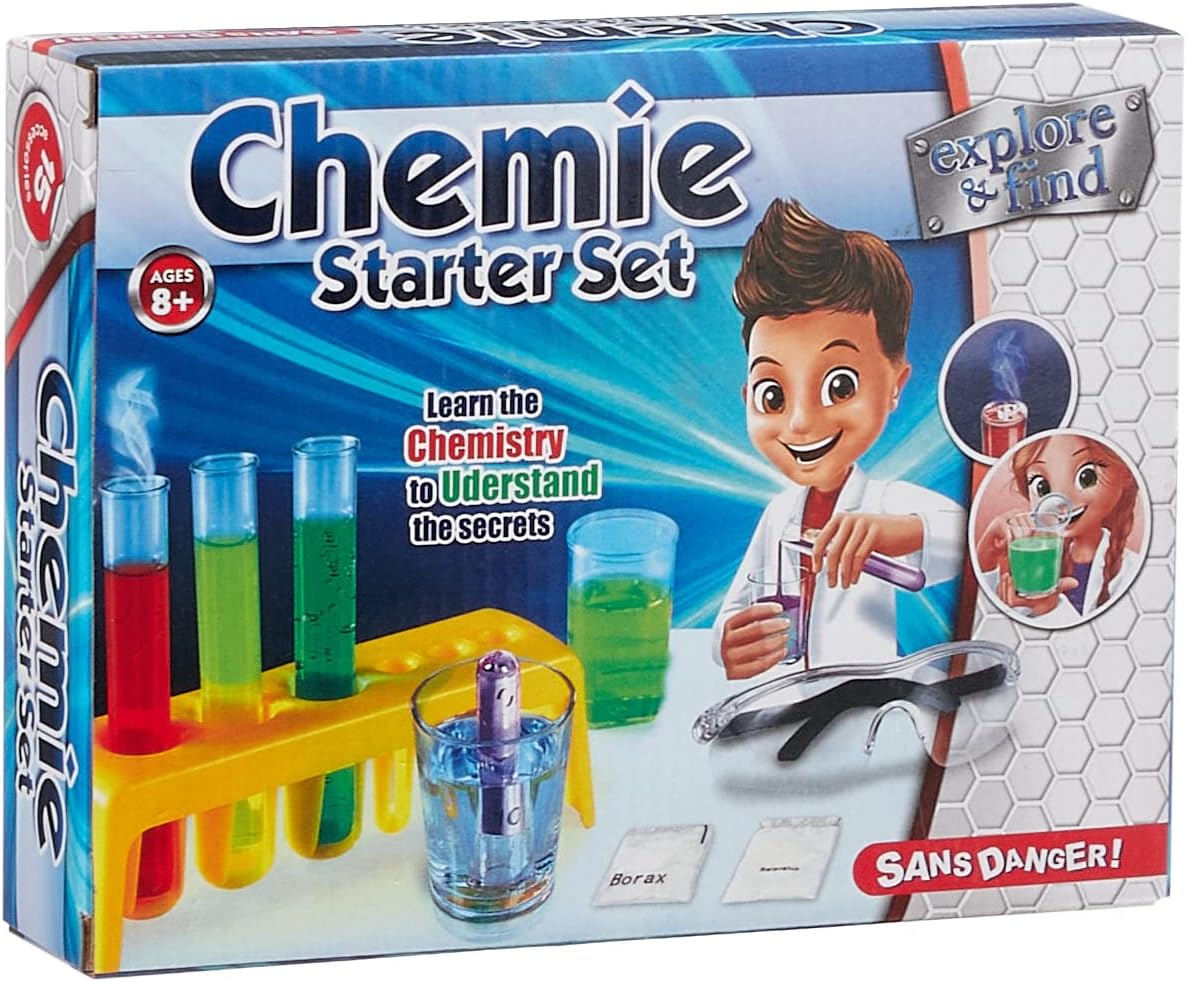 Science Lab Starter Kit Chemistry Set,Discover Science Of Color with 9 ...