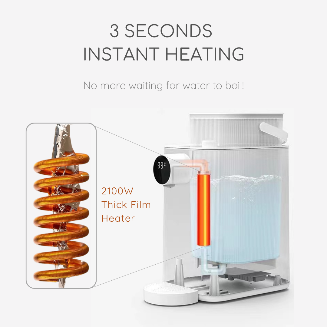 EuropAce 3.6L Filtered Instant Hot Water Dispenser | EWP3361A | 99°C ...