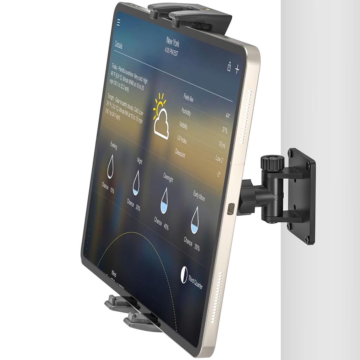 Hannea Wall Mount Tablet Holder 360°Adjustable Tablet Stand Holder for ...