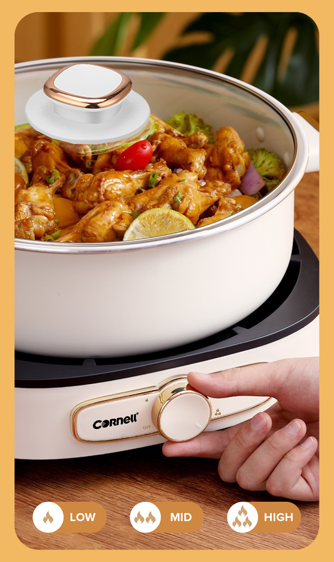 Cornell Steamboat Multi Cooker 5.0L | Shopee Singapore