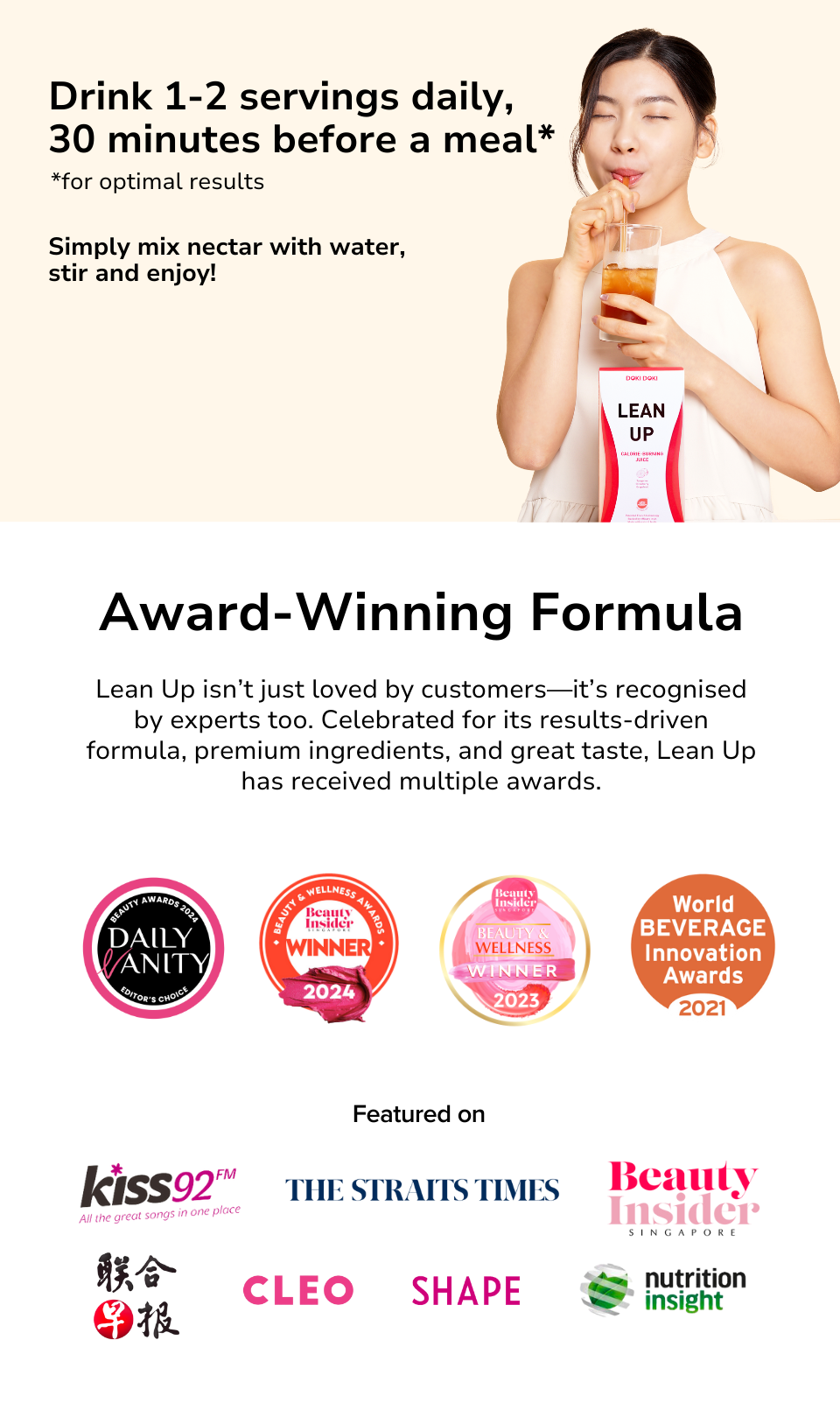 [LIVE Exclusive] Lean Up Calorie Burning Juice - NO bounce back - Boost ...