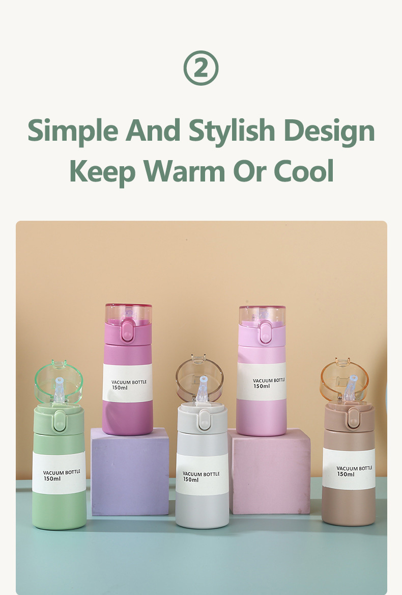 【SG】Mini Thermos Cup Portable Stainless Steel Thermal Flask Insulated ...