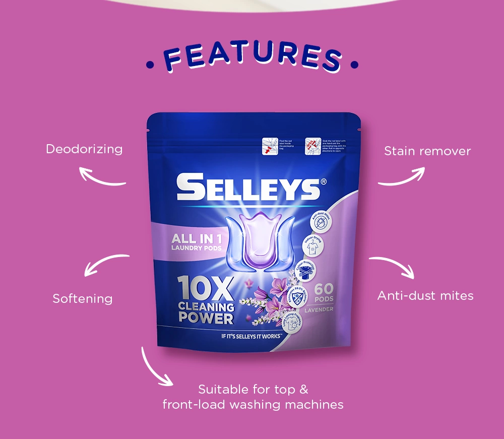 |🐹Bundle Deals🐹| 60 Pod Selleys All in 1 Laundry Pods Refill Floral ...