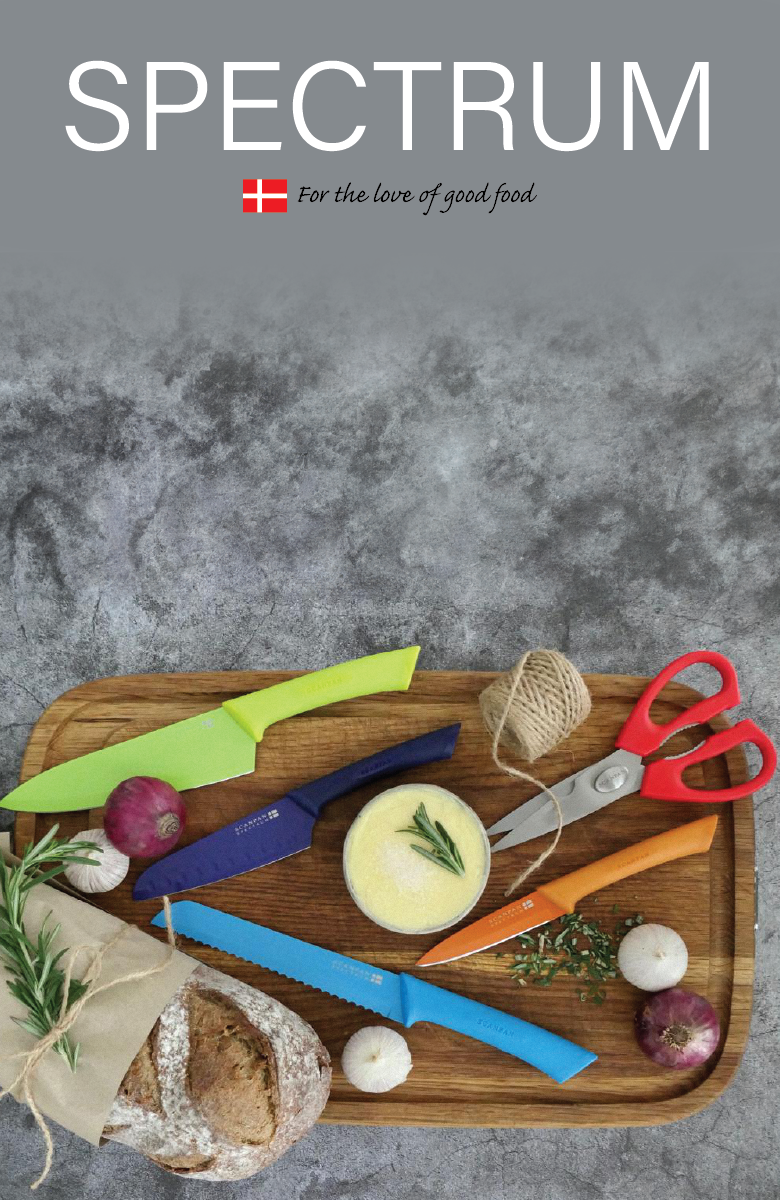 SCANPAN Spectrum 4pc. Knife Set (2 Colours) | Shopee Singapore