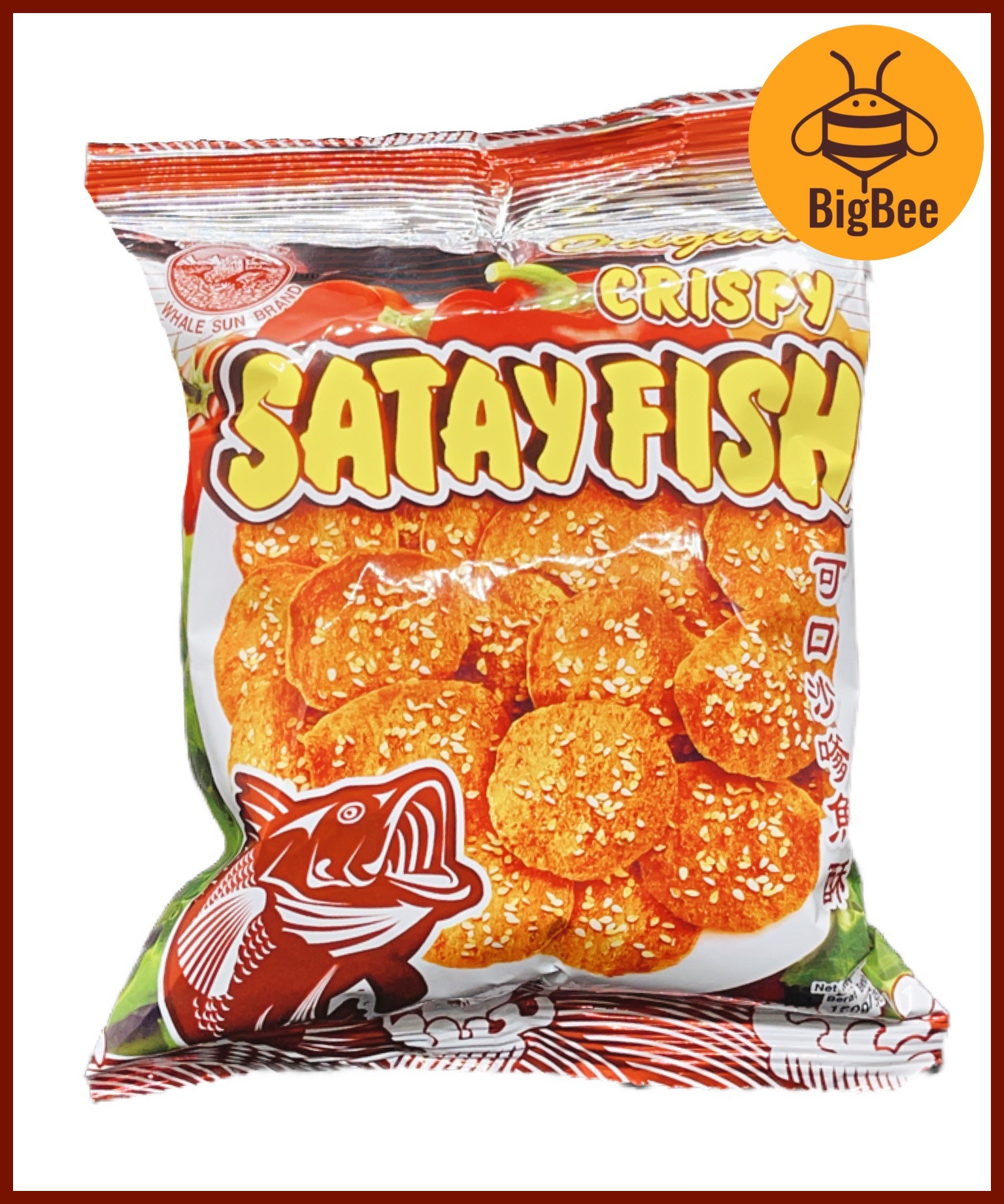 Whale Sun Crispy Satay Fish - 150g/pkt WhaleSun Brand Crisy Satay Fish Chips 可口沙爹鱼酥 | Shopee ...