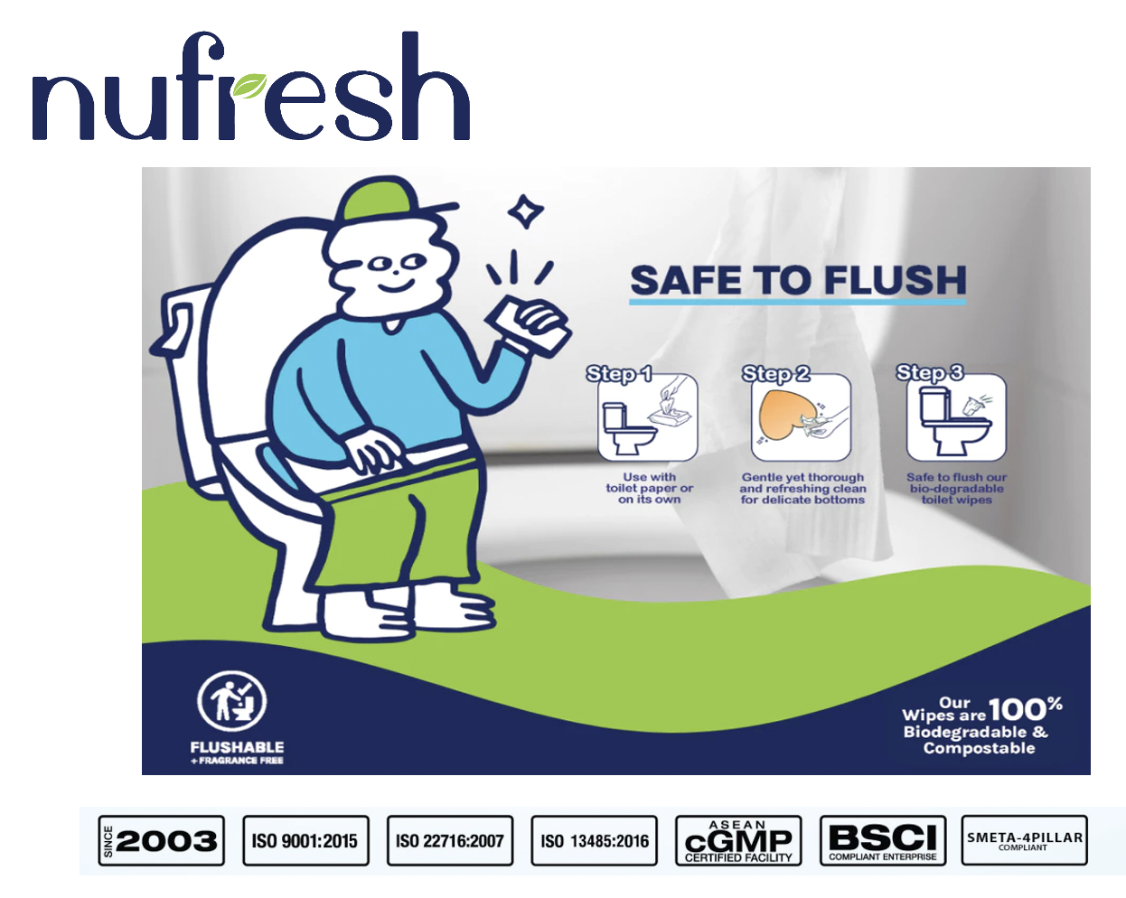 Flushable Toilet Wipes | Shopee Singapore