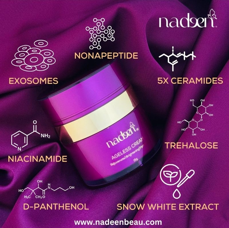 NEW! NADEEN AGELESS CREAM 15G (NAC) | AFC AGELESS FOAM CLEANSER (100mL ...