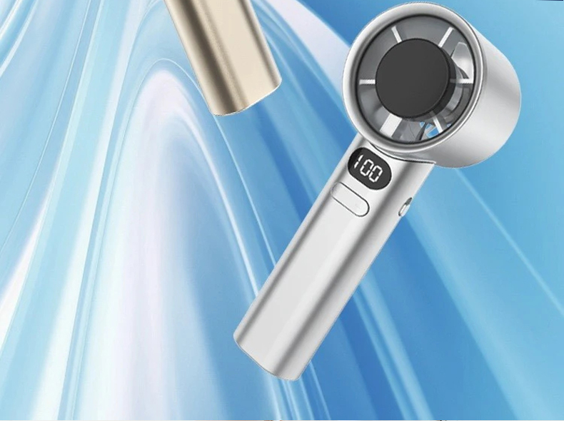 [SG] Portable Mini Jet Fan 120 Speeds Strong Wind Cooling USB Handheld ...