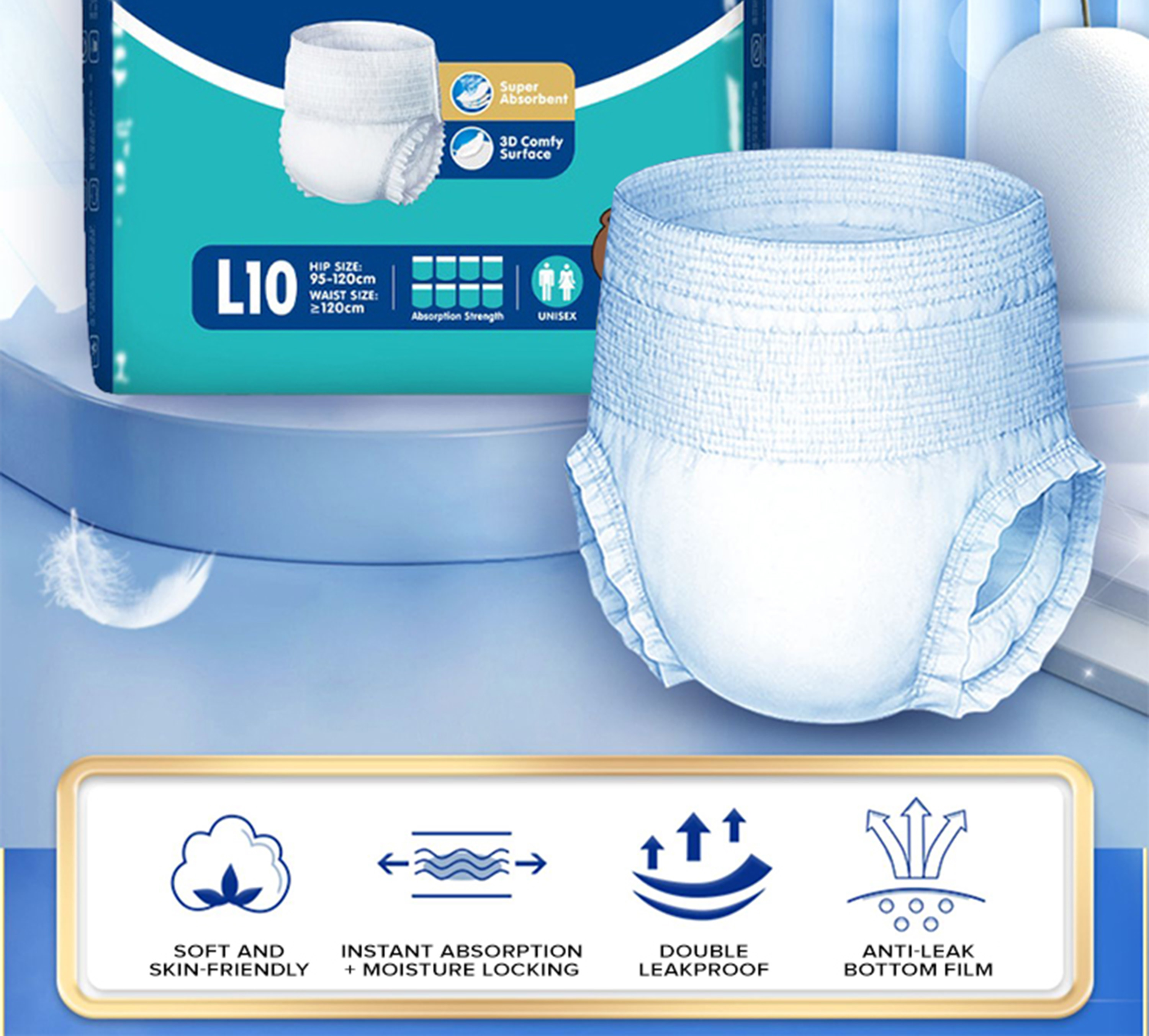 [Carton Sale] NOMIEO Adult Diapers Tape Pants Urine Pad | Shopee Singapore