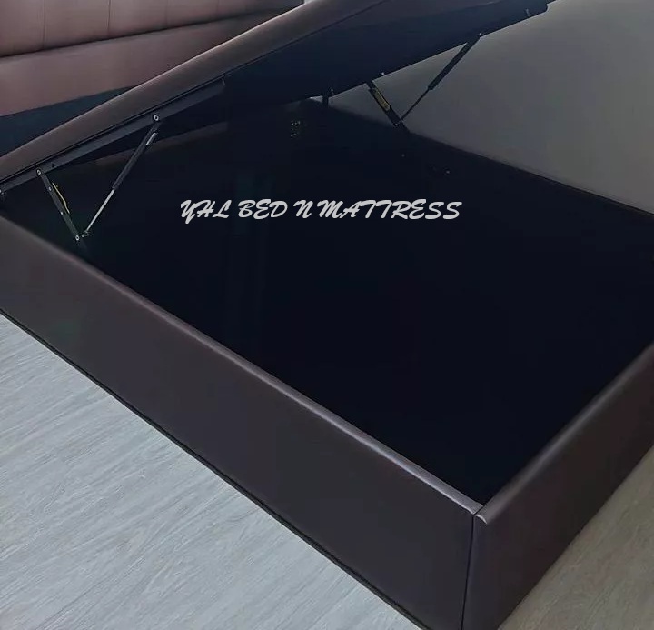 YHL Queen Size Storage Bed With 8 Inch Spring Mattress | Shopee Singapore