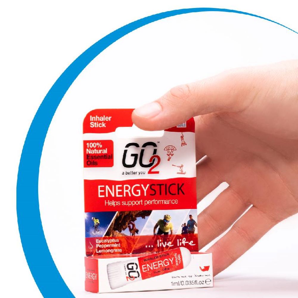 GO2 100% Natural Essential Oils Energy Inhaler Stick 1s (Expiry: May ...