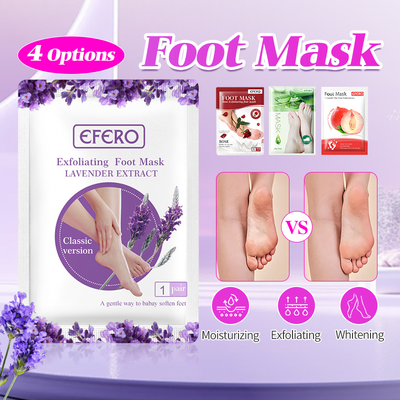 【NDD】Effective Exfoliating Foot Mask Foot SPA Pedicure Sock/Organic ...