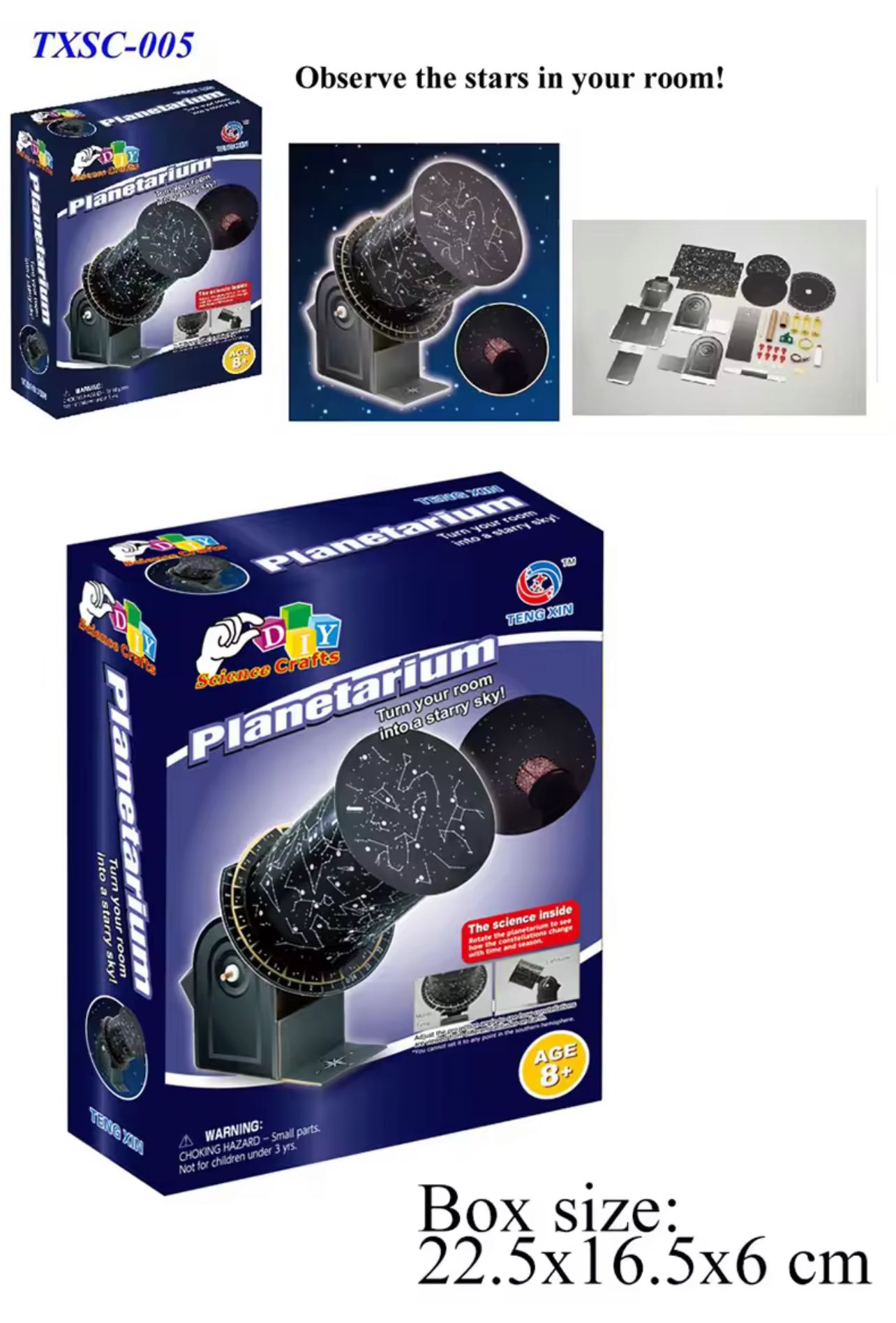 Kids Toys Science Toys Stem Toys Star Projector Science Kit Diy ...