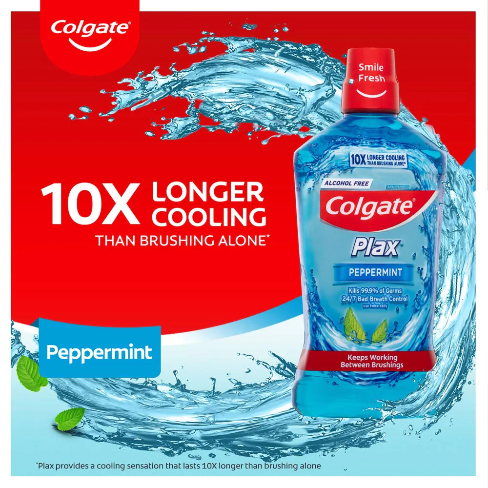 [ SPLENDIDEALS SG ] COLGATE PLAX PEPPERMINT MOUTH RINSE | COLGATE ...