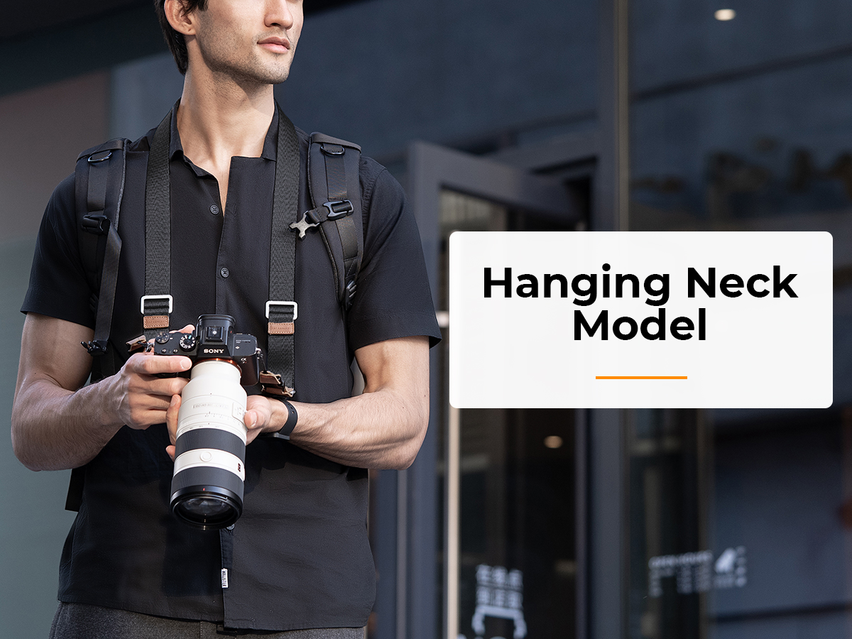 K&F Concept Camera Shoulder/Neck/Sling Strap 3-in-1 Alloy Square Buckle ...