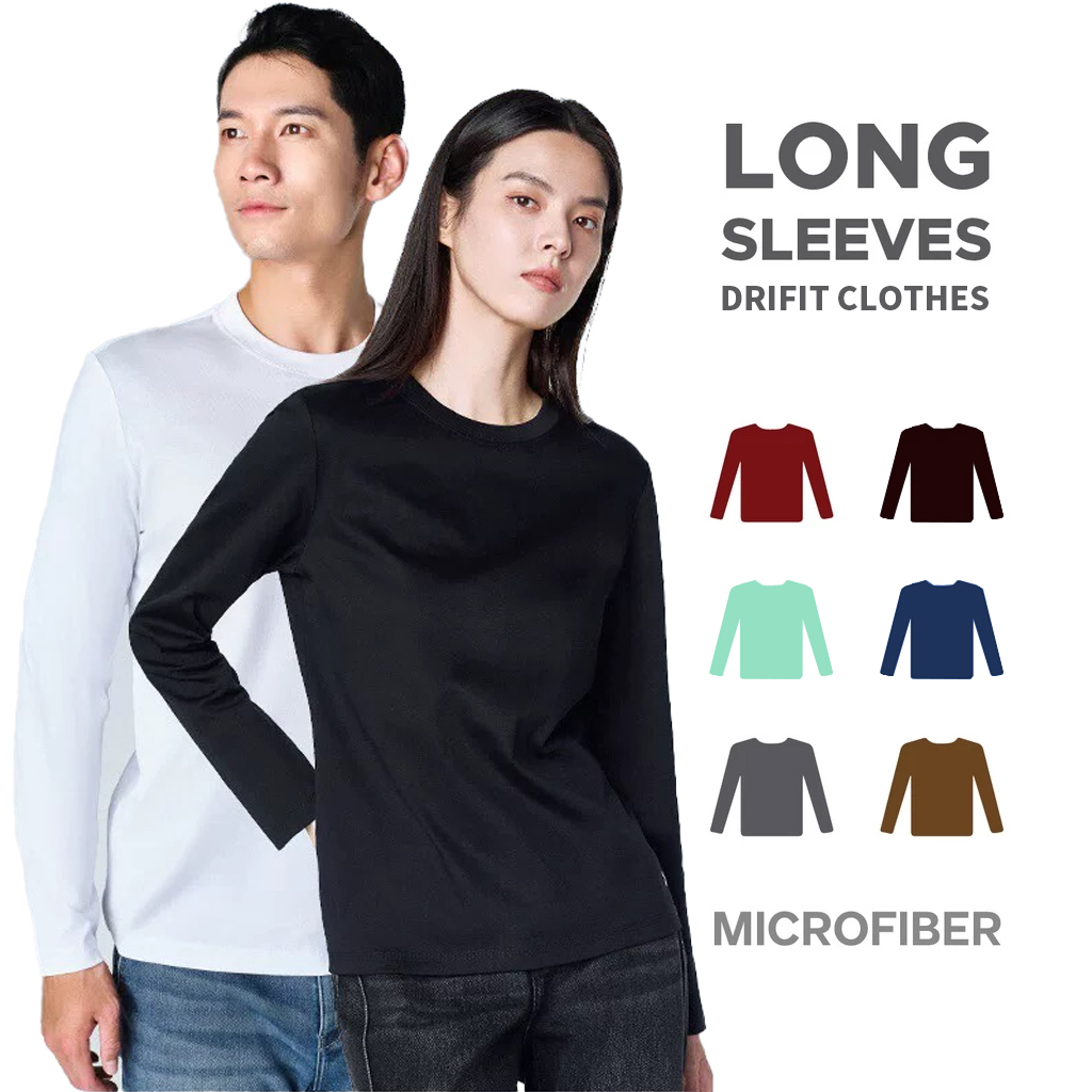 Muuv-It Microfiber Dri Fit Long Sleeves T-shirts Quick Dry Women long ...