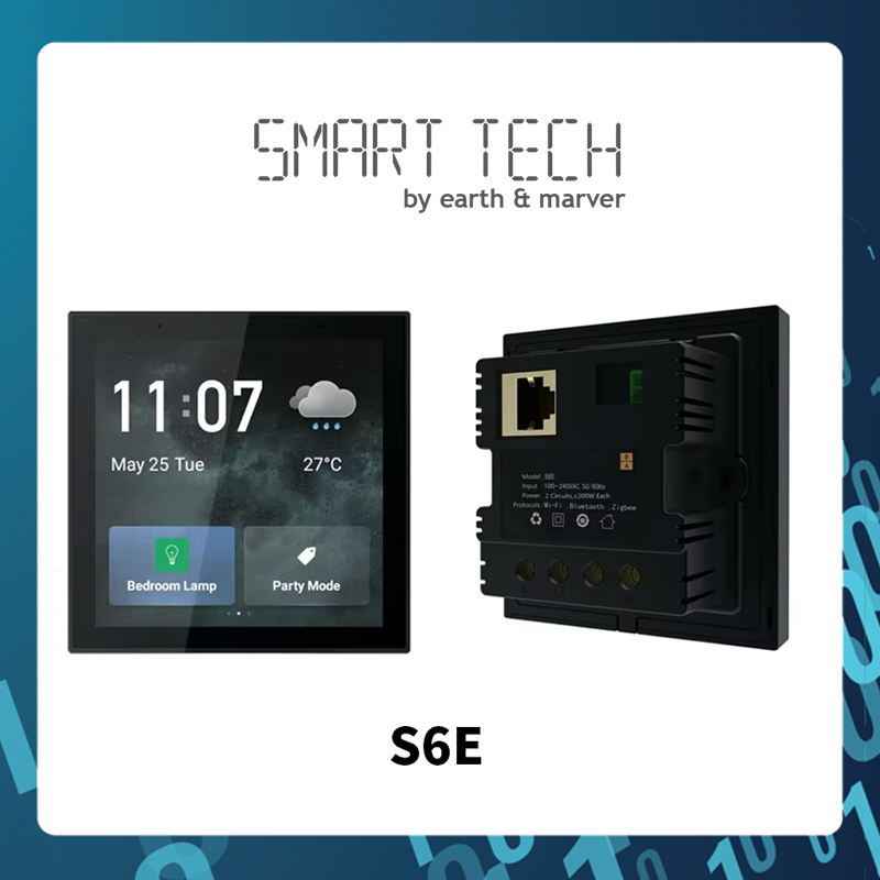 Tuya Smart Command Center / Control Panel / 2 gang switch /wifi ...