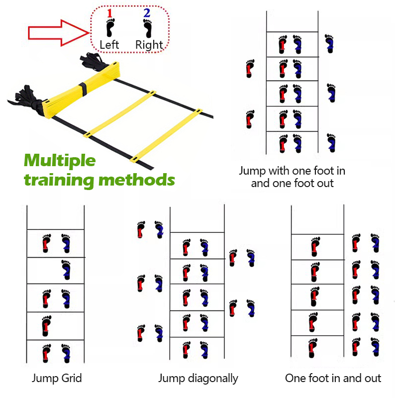 【SG Stock】Premium Ladder Training Agility Ladders Football Cones Speed ...