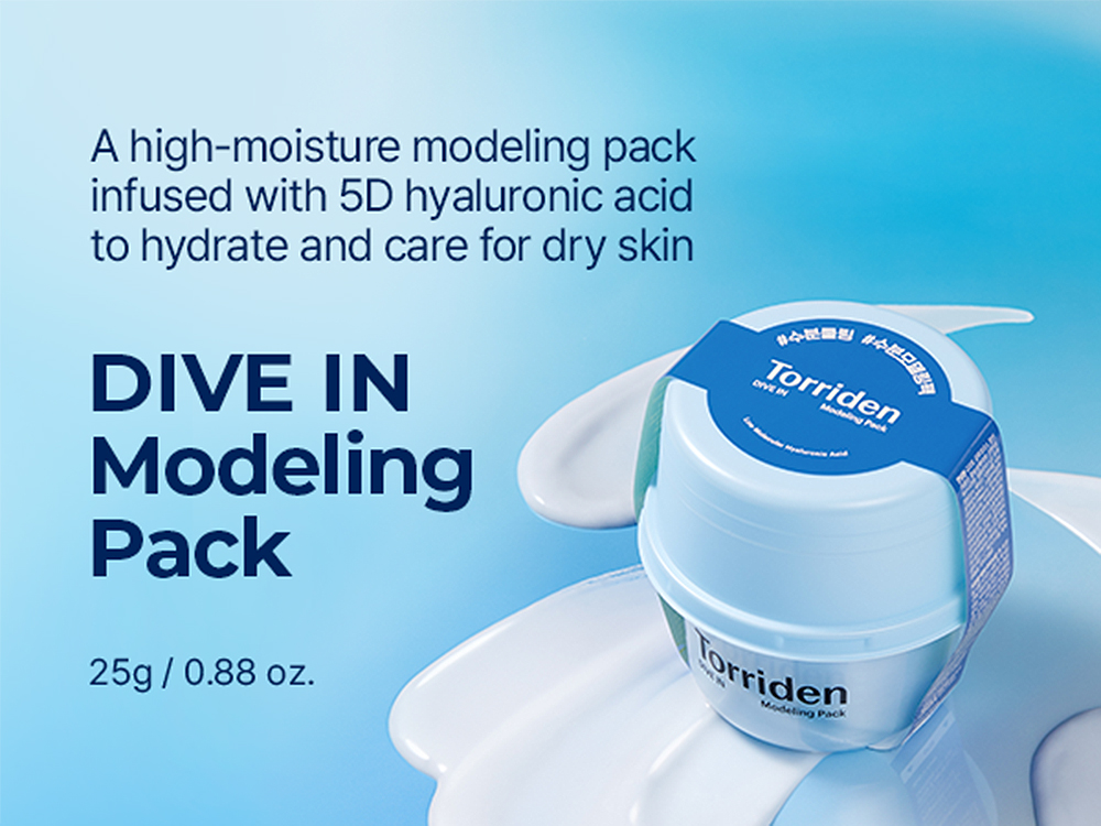[Torriden Official] DIVE IN Low Molecular Hyaluronic Acid Modeling Mask ...