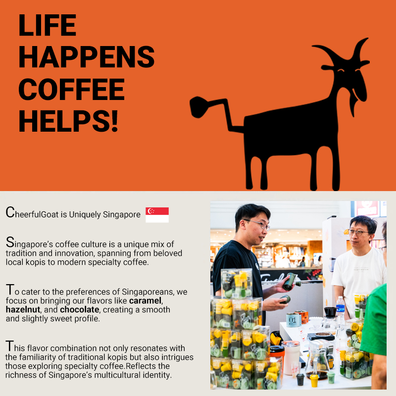 Cheerful Goat Coffee Powder Instant Coffee Freeze Dried Coffee Gift Set ...