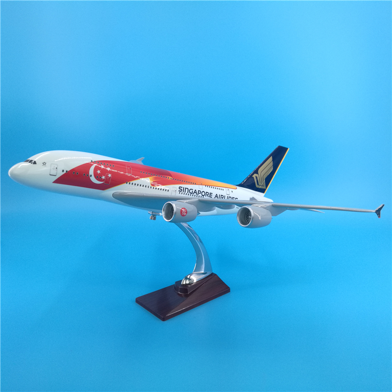 Singapore Airlines (SIA, SQ) AirBus A380 Airplane Model (1:160) [Model ...