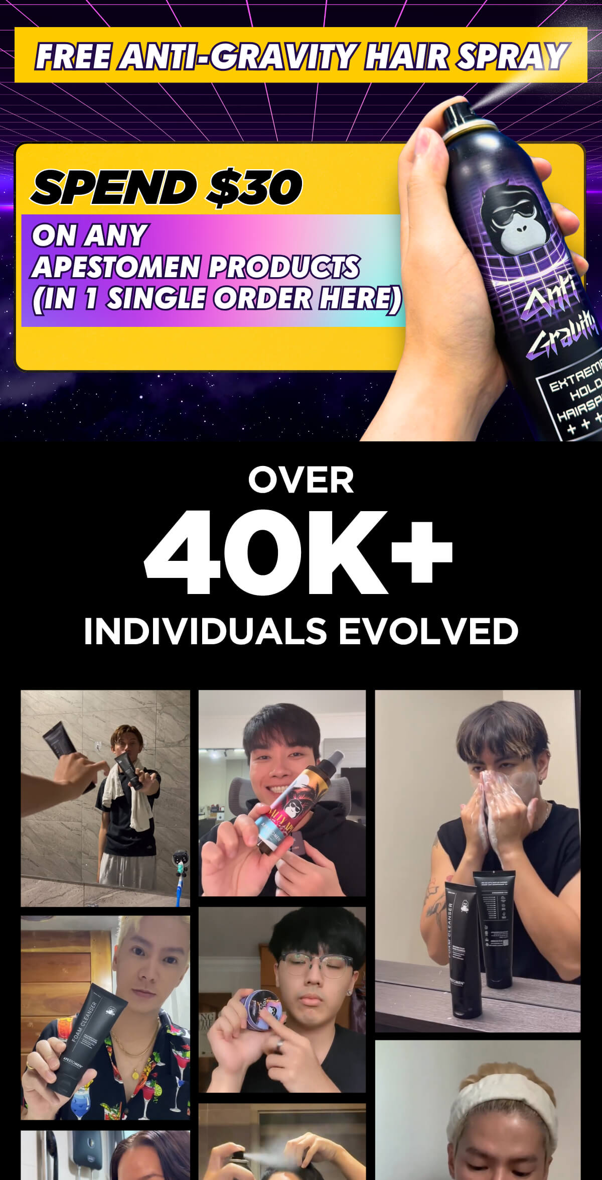 Apestomen Volcanic Clay or Volcanic Ash Styling Powder or Salty Ape Sea ...