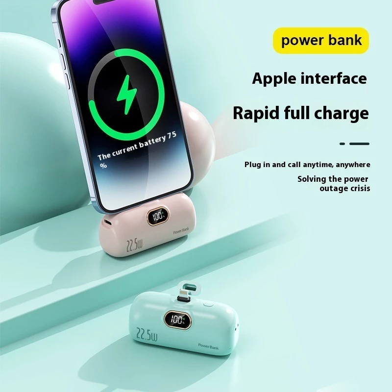 mini PD 22.5W fast charging power pack 5000mah portable fast charger ...