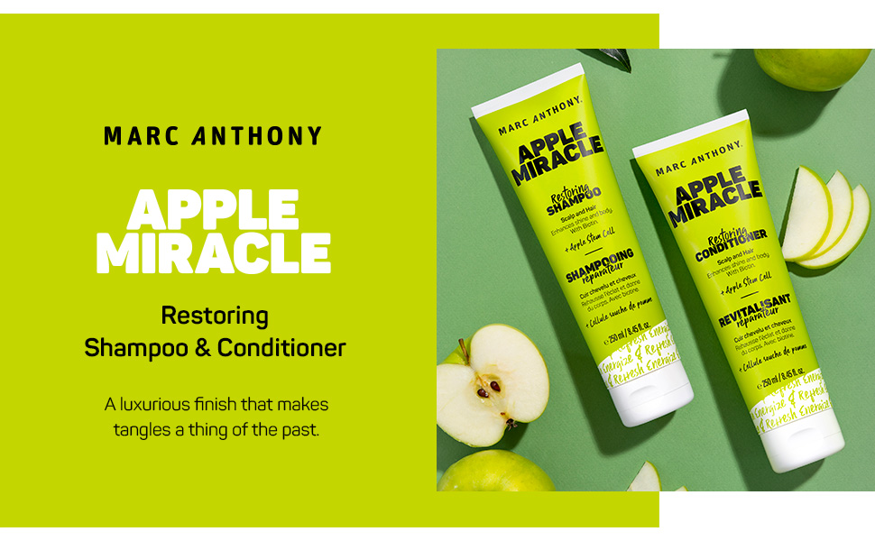 Marc Anthony Apple Miracle Restoring Conditioner 250ml | Shopee Singapore
