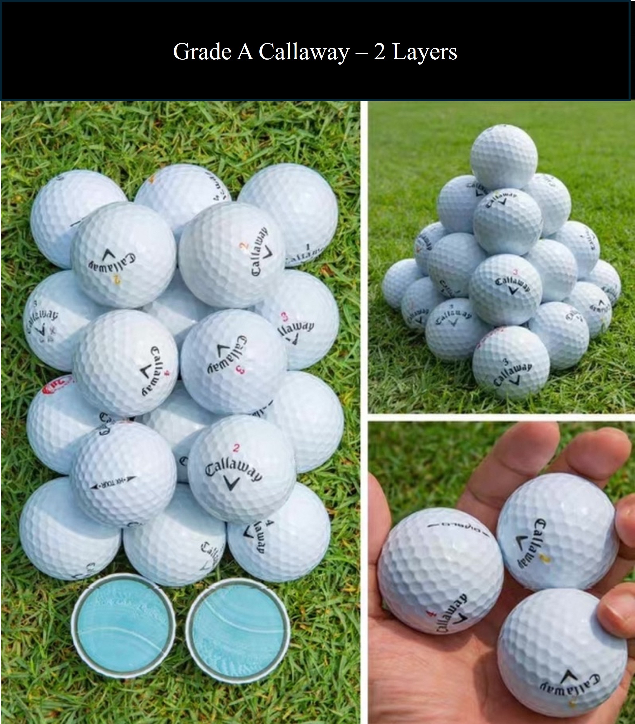 (20/pck) Used Callaway / Taylormade Golf Balls - Grade A/B | Shopee ...