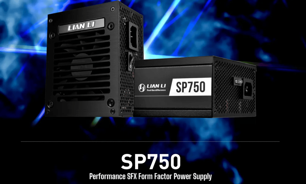 LIAN LI SP750 (BLACK/WHITE) 80 PLUS GOLD SFX POWER SUPPLY UNIT | SMALL ...