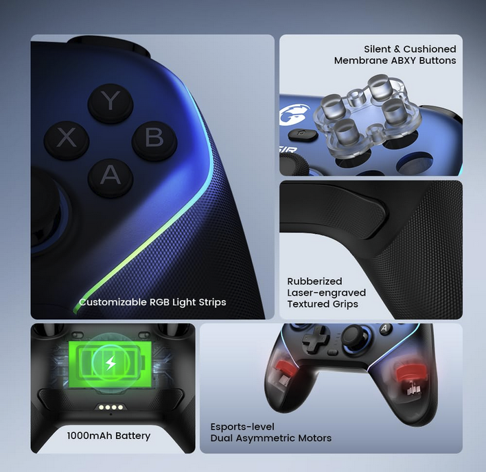 GameSir Super Nova Multiplatform Game Controller for PC, Switch, iOS ...