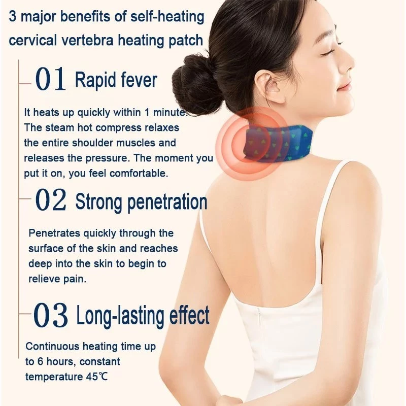 [SG Ready Stock]Neck heat patch Knee Patch Self-Heating Wormwood Neck ...