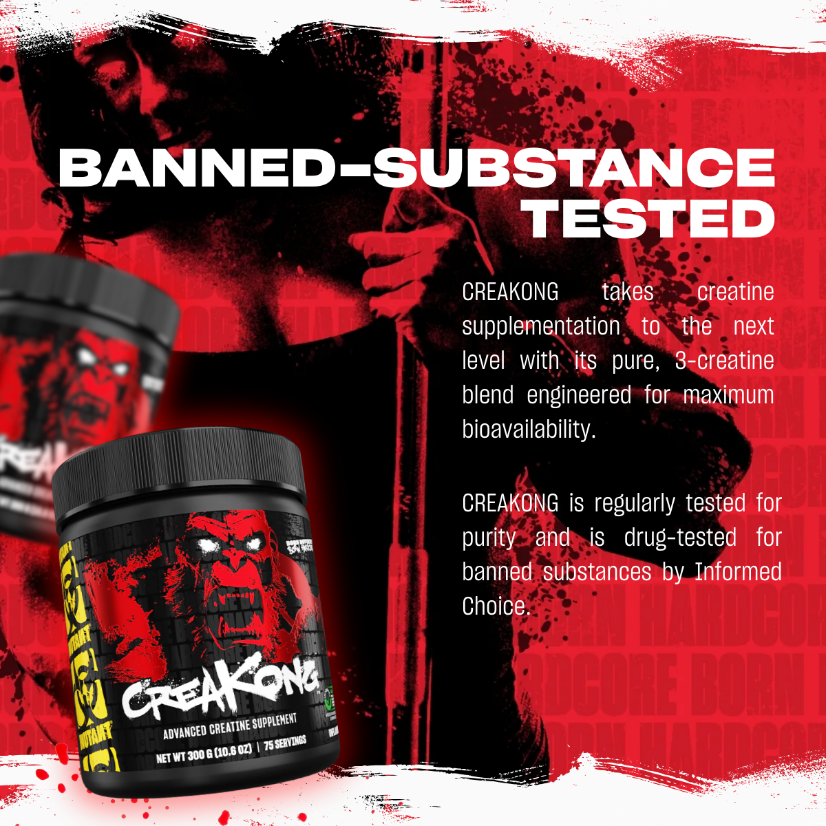 Mutant CREAKONG CX8, Creatine Monohydrate, Amino Acid Supplement ...