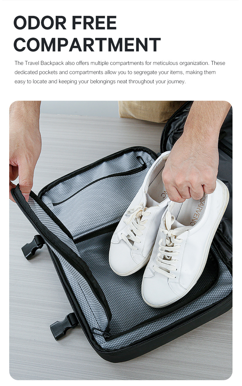 P&D Vacuum Compression Travel Backpack Waterproof Bagpack Anti-Theft ...