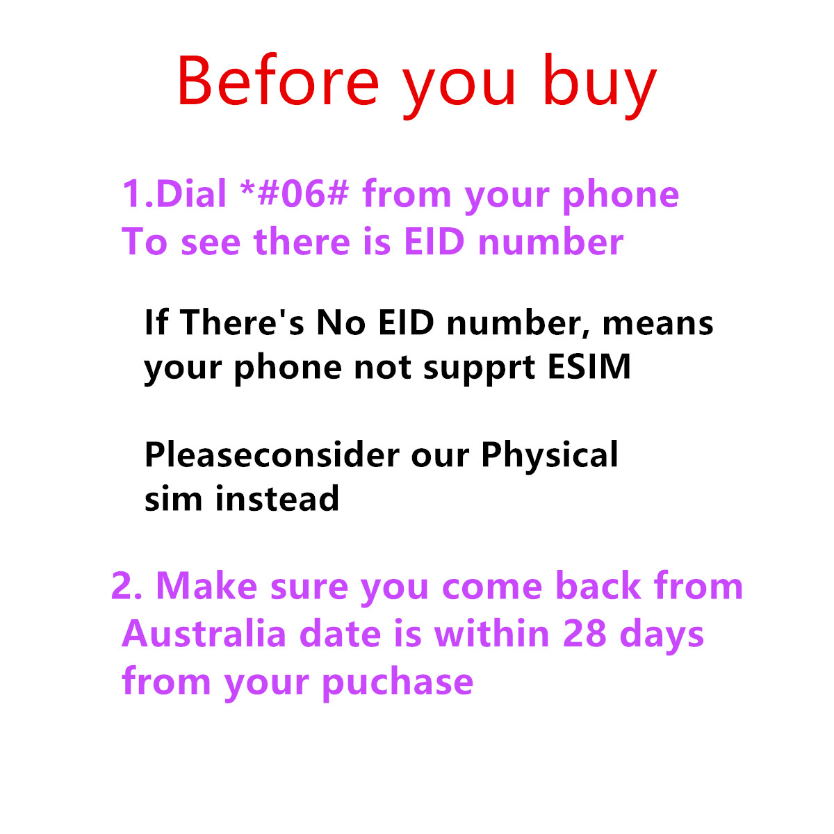 Australia eSIM / Amaysim Australia Sim Card Fast 4G/5G speed /Local ...