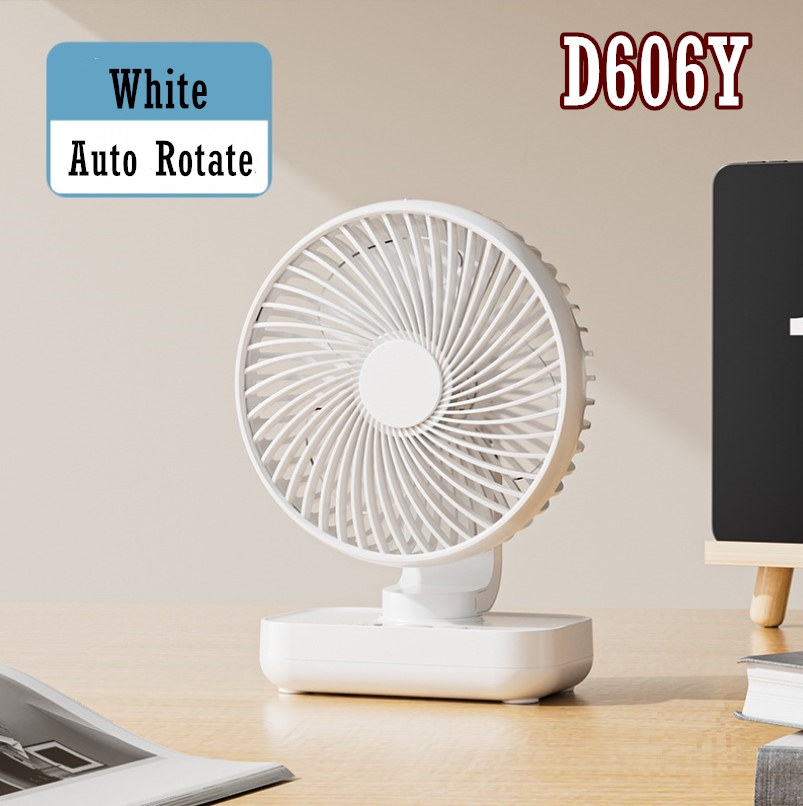 SG Seller Portable Wireless Auto Rotate Fan USB Rechargeable Fan ...