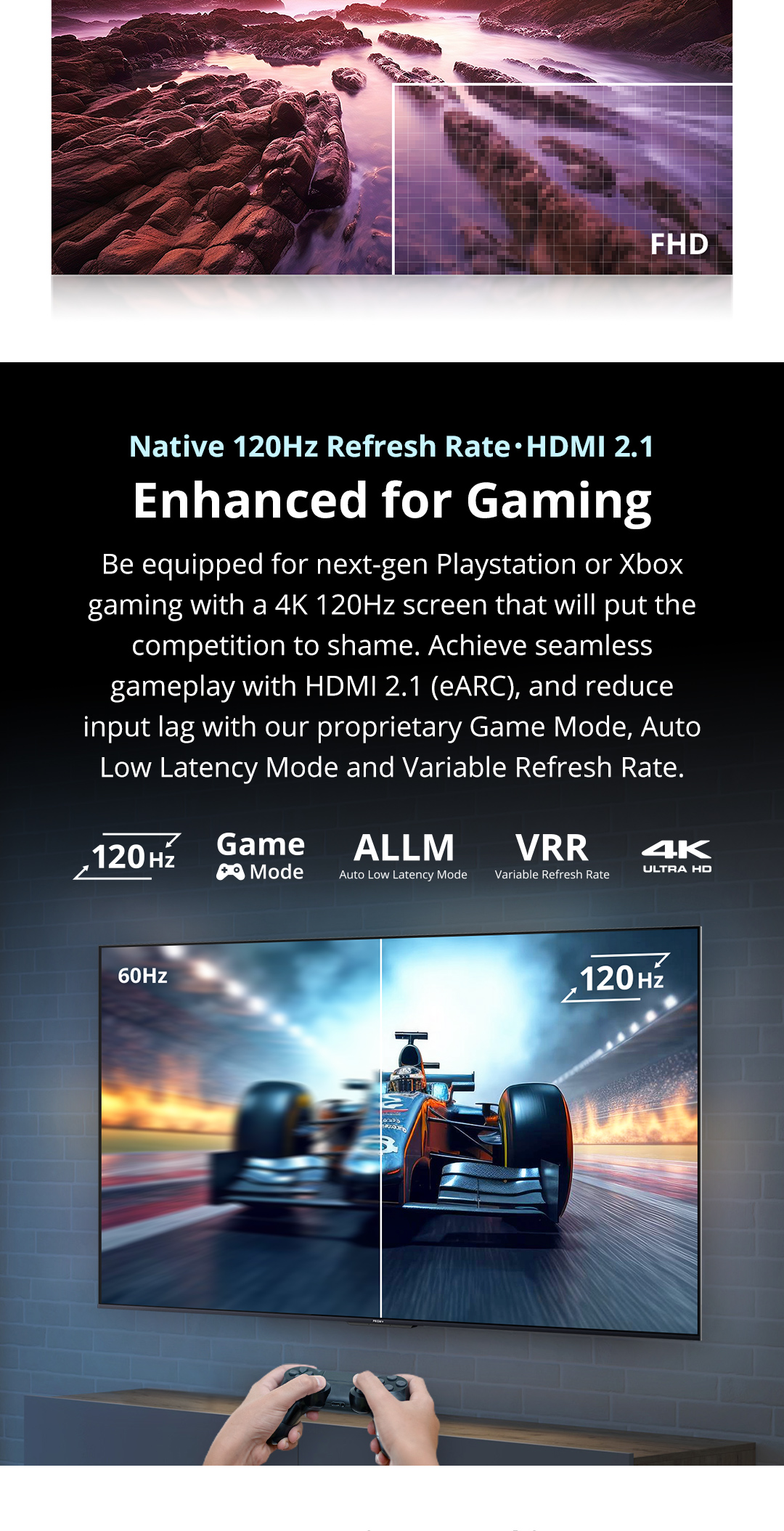 PRISM+ Q100 Ultra | 4K QLED 120Hz 4K AI Google TV | 100 inch TV ...