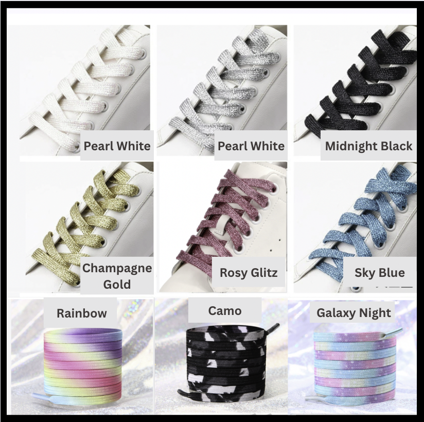 [SG STOCK] 6 FREE1 High Elastic Metal Lock TieFree Laces | NoTie Lace ...