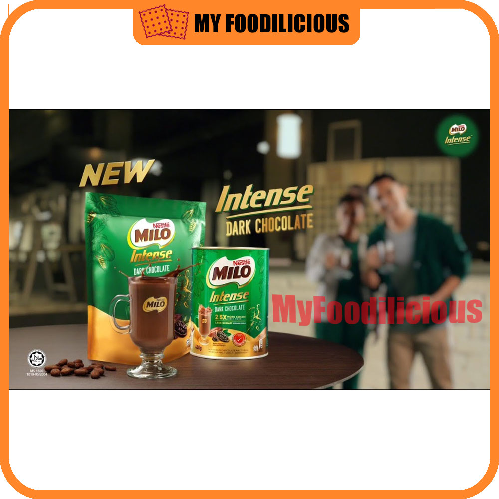 Nestle Milo Intense Dark Chocolate x2.5 More Cocoa 400g/ 33g x 10sticks ...