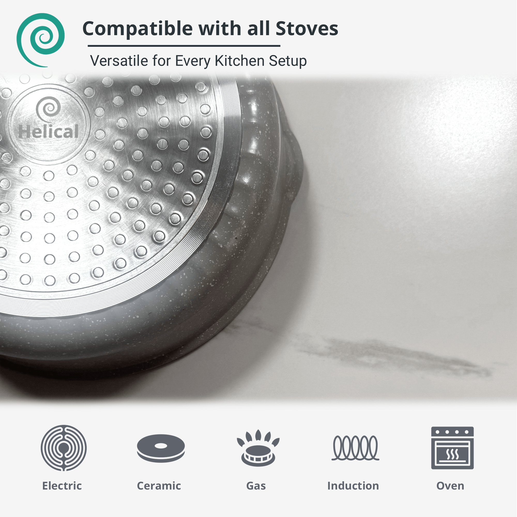 Helical™ Stella Cookware Set (13 Pieces) | Non-Stick | Lightweight ...