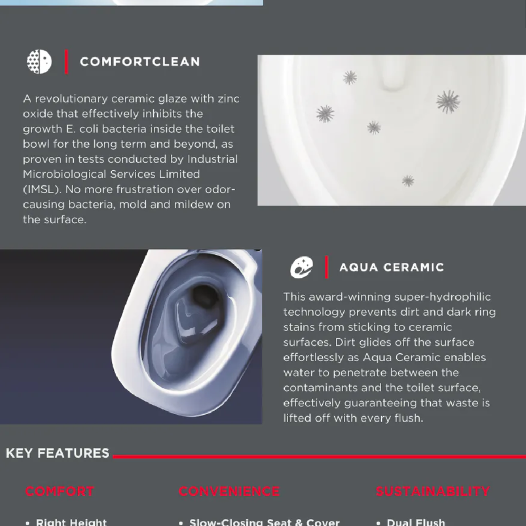 American Standard CL20075-6DASGCBT Acacia SupaSleek One Piece Toilet ...