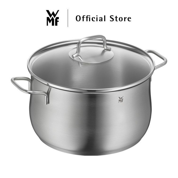 WMF Brilliant Cookware Range High Casserole With Glass Lid 24cm ...
