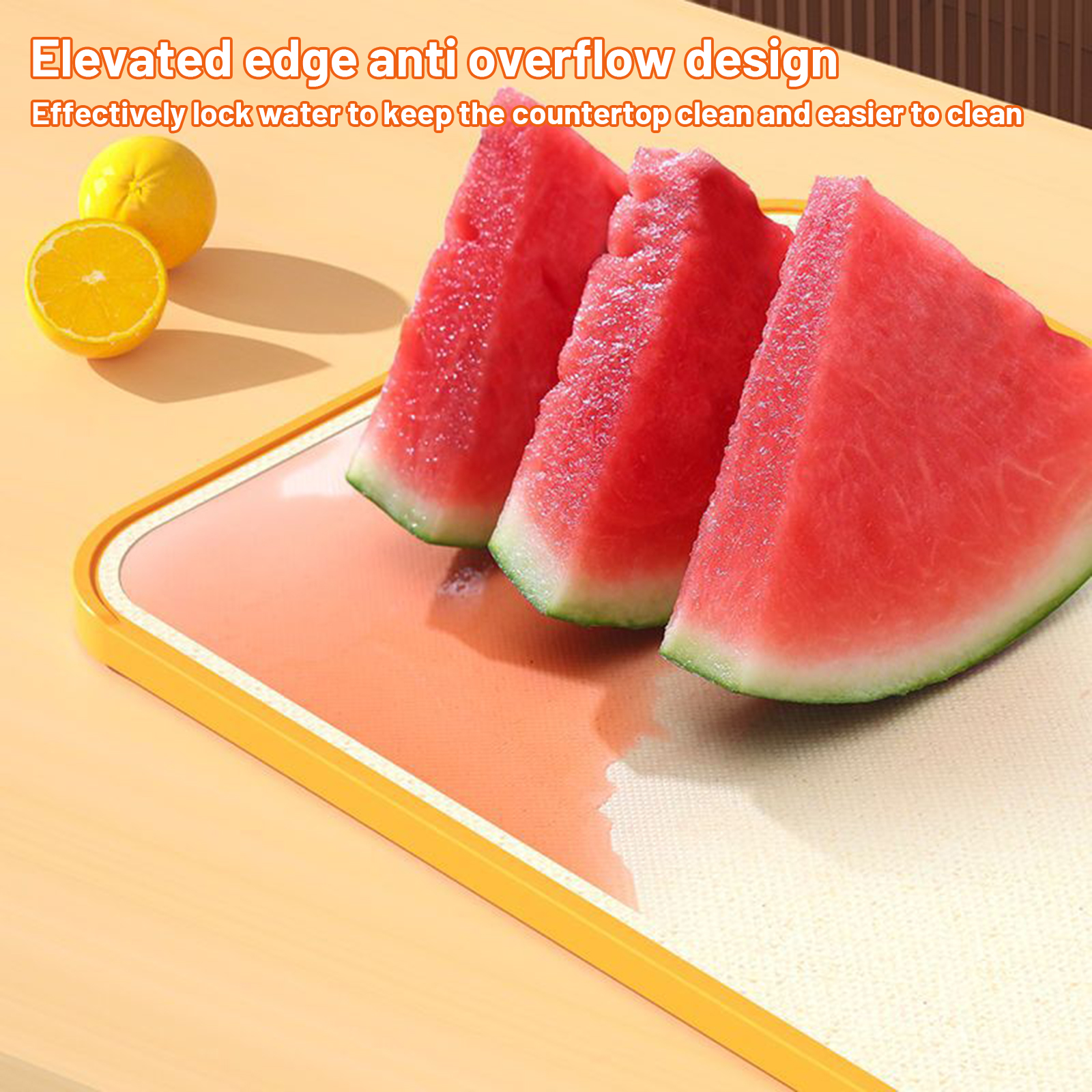 Wheat Straw Chopping Board / Antibacterial Reversible Cutting Board ...