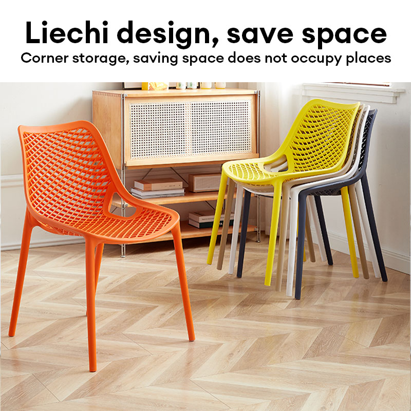 【Free Installation】OSUM Plastic mesh chair Balcony dining chair stool ...