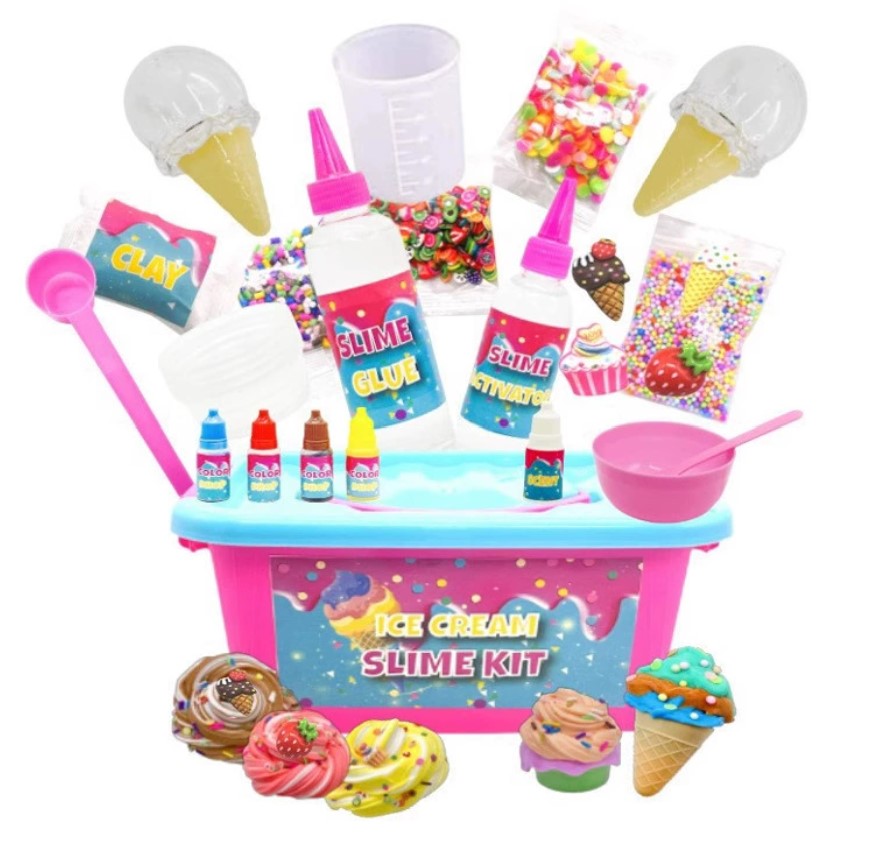 Unicorn Mermaid Ice Cream Space Magical Slime Kit Set Make Your Own ...